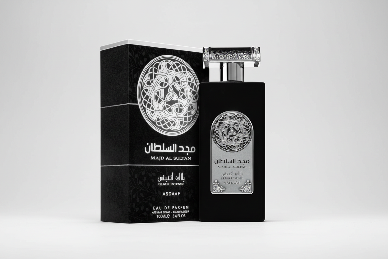 Asdaaf Majd Al Sultan Black Intense EDP 100ml – Bold Oud Spicy Men’s ...